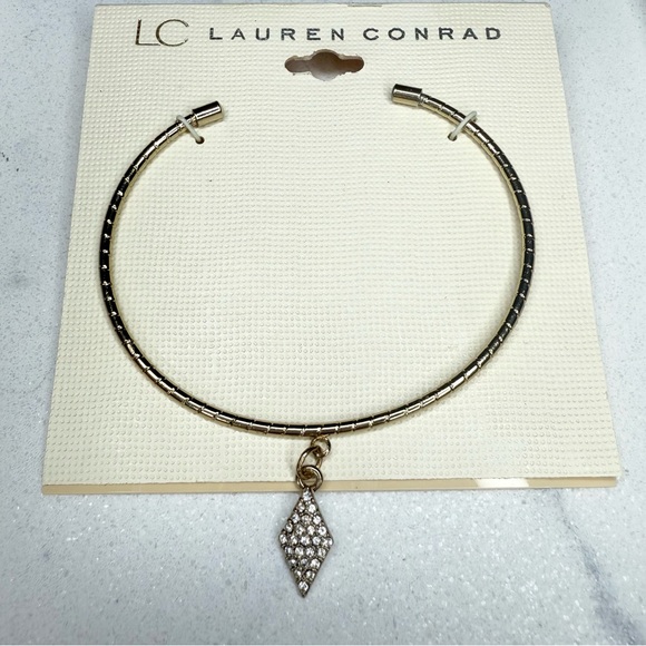 LC Lauren Conrad | Jewelry | Lc Lauren Conrad Gold Toned Rhinestone ...
